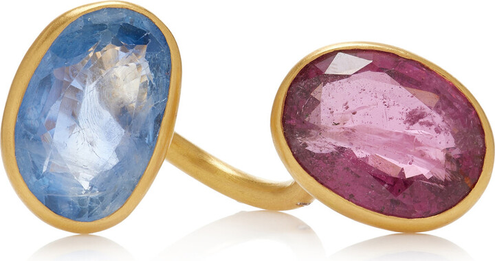 Munnu The Gem Palace of-a-Kind Sapphire and Spinel Ring with DiamondsThe Gem Palace - ShopStyle