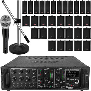 5 Core 4000W PA System Outdoor Indoor Commercial Industrial Grade ...