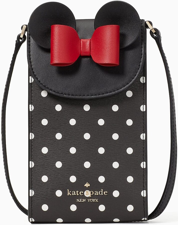 Kate Spade Disney X New York Minnie Mouse North South Flap Phone Crossbody - ShopStyle Shoulder Bags