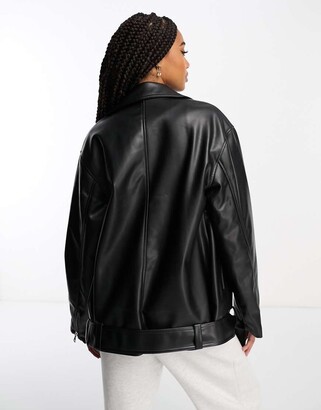 ASOS Women's Leather & Faux Leather Jackets | ShopStyle