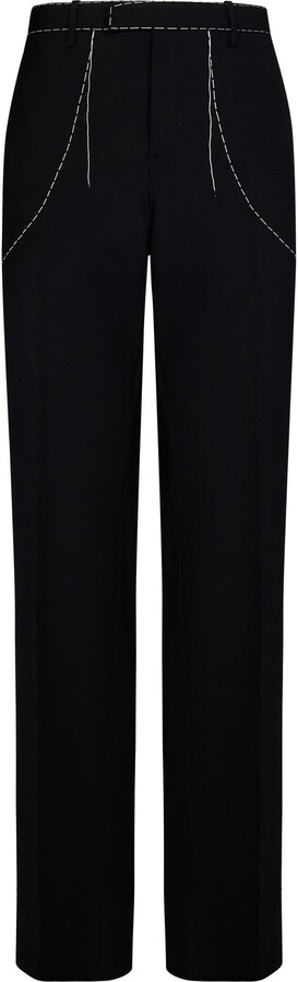 Off-White Stitch Tailor Trousers - ShopStyle Dress Pants