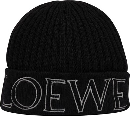 Loewe Logo beanie - ShopStyle Hats