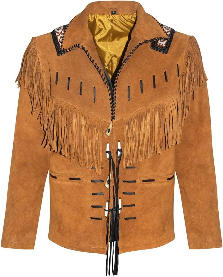 LEA WELL CO Western Style Men's Brown Traditional Cowboy Western ...