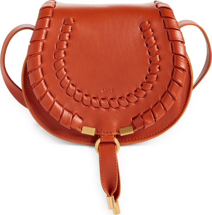 Chloé Marcie Whipstitch Leather Crossbody Bag - ShopStyle