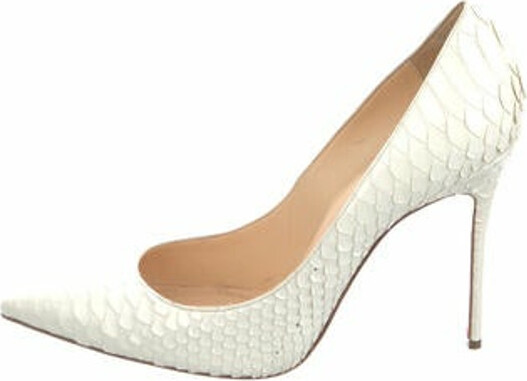 Christian Louboutin Python Animal Print Pumps - ShopStyle