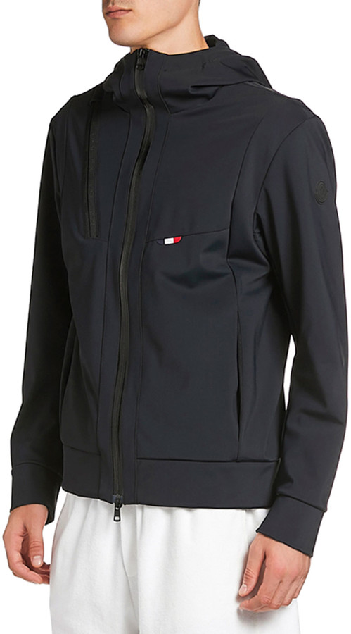 Moncler Men's Folly Zip-Front Hooded Knit Jacket - ShopStyle