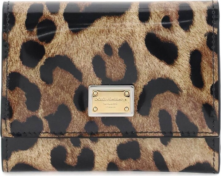 Dolce & Gabbana Leopard Print Leather Wallet - ShopStyle
