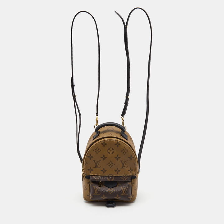 Louis Vuitton Monogram Reverse Canvas Mini Palm Spring Backpack - ShopStyle
