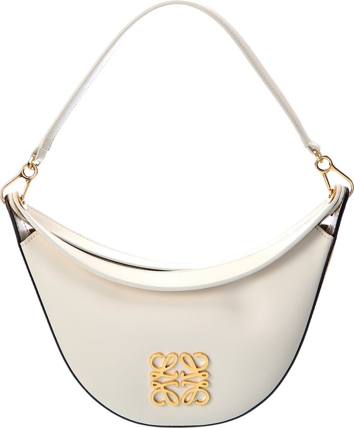 Loewe Luna Logo Leather Hobo Bag - ShopStyle