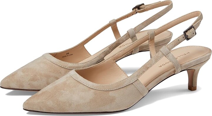 Pelle Moda Deena Women's Shoes Mushroom : 6 M, Suede