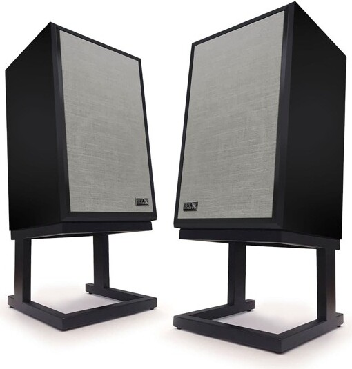 KLH Model Three 2-way 8-inch Acoustic Suspension Bookshelf Speaker - Pair (Nordic Noir ...