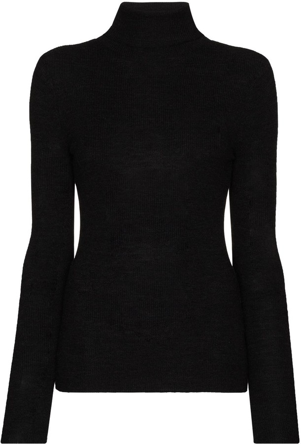 Ganni Open-Back High-Neck Jumper - ShopStyle Sweaters