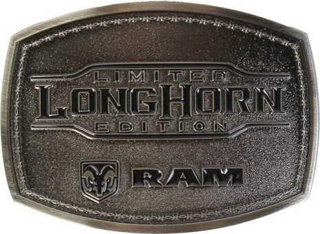 SpecCast Collectibles Spec Cast Ram "Longhorn" Silver Belt Buckle 03104 ...