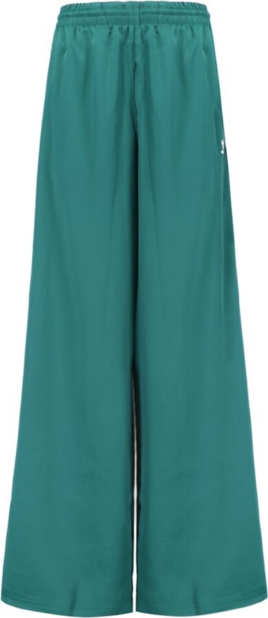 adidas Adicolor Satin Wide Leg Track Pants - ShopStyle