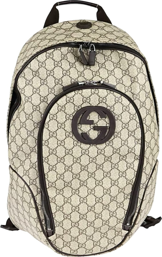 Gucci Interlocking leather backpack - ShopStyle
