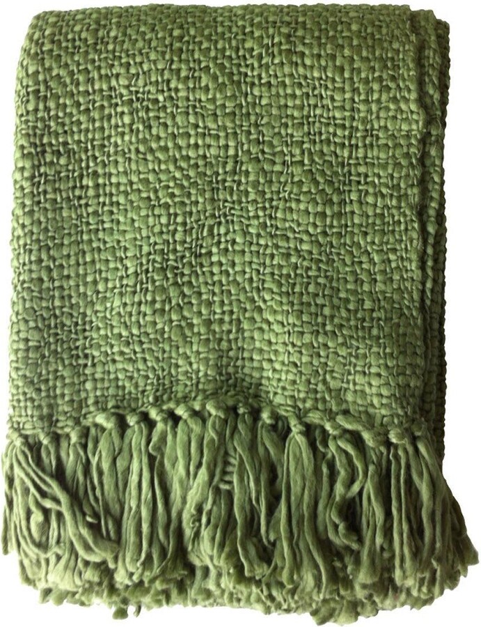 Malagoon Dark Jungle Green Throw - ShopStyle