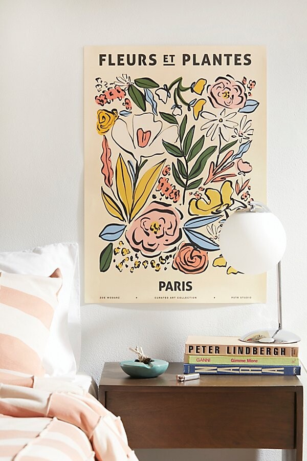 Pstr Studio Zoe Wodarz Fleurs Et Plantes - Paris Art Print - ShopStyle