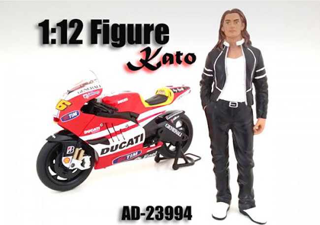 Biker Kato Figure / Figure For 1:12 Scale Motorcycles by American ...