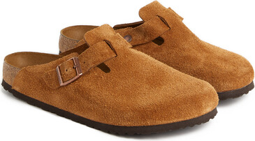 Birkenstock Boston inverted leather sandals - ShopStyle