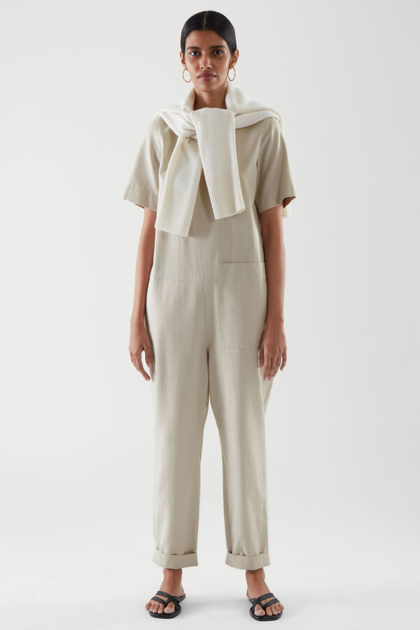 Cos Short-Sleeve Jumpsuit - ShopStyle
