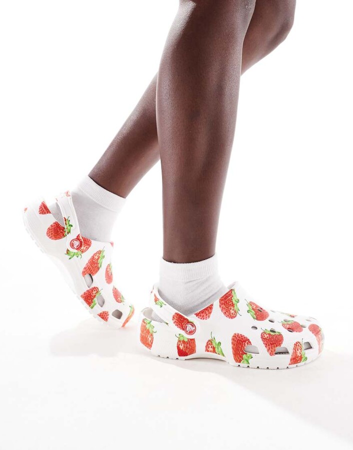 Crocs Classic fresh fruits strawberry print clog - ShopStyle