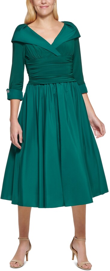 Jessica Howard Portrait-Collar Dress - ShopStyle