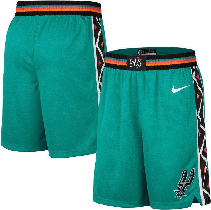 Nike Men's Turquoise San Antonio Spurs 2022/23 City Edition Swingman ...