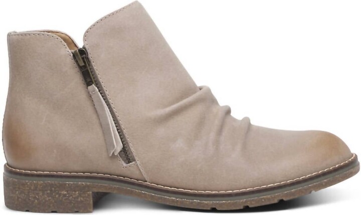 Aetrex Mila Low Boot In Taupe - ShopStyle