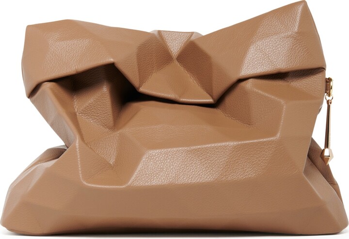 She Lion - The Catalyst Vegan Clutch - Neutrals - ShopStyle