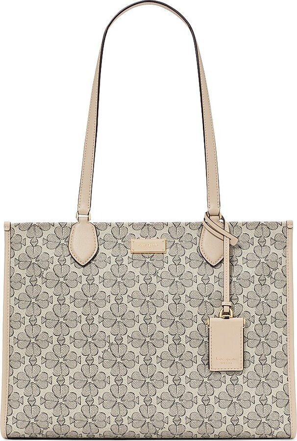 Kate Spade Women's Spade Flower Coated Canvas Tote Bag - Neutral Multi ...