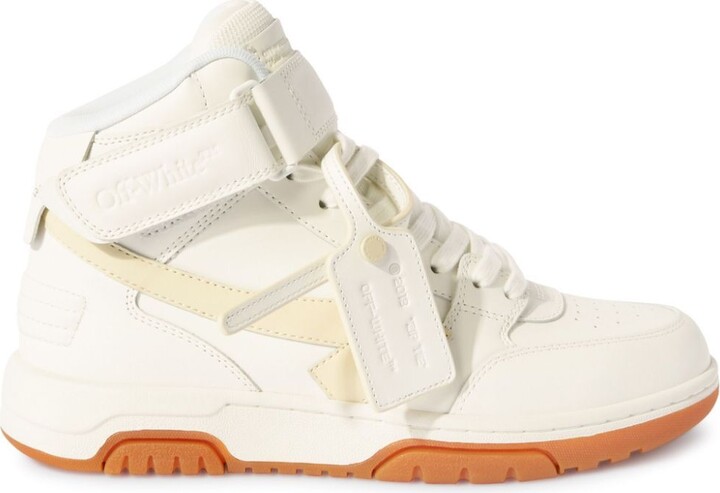 Off-White White Out Of Office Mid-Top Sneakers - ShopStyle