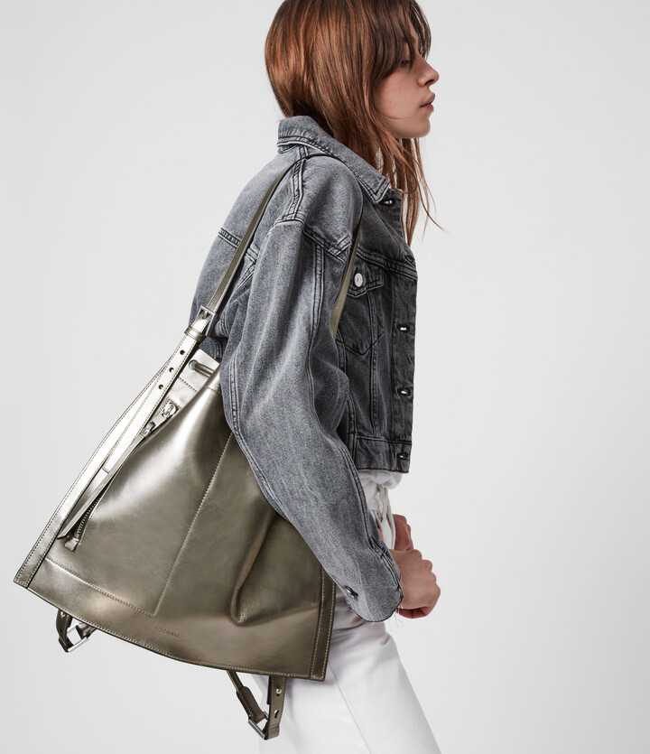 AllSaints Alpha Leather Backpack - ShopStyle