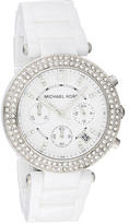 Michael Kors Crystal Runway Chronograph Watch - ShopStyle Women's Fashion