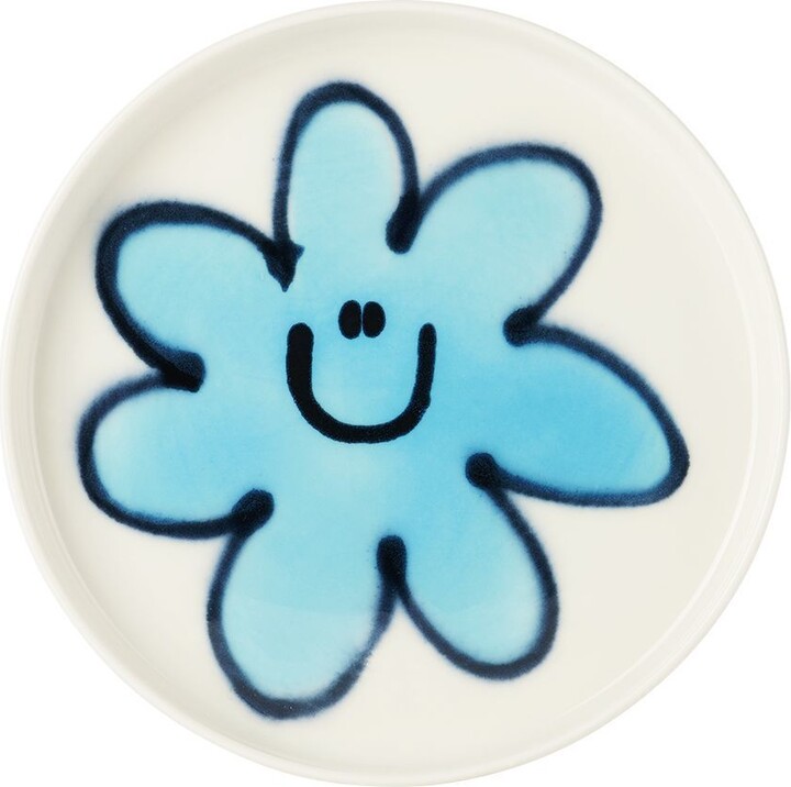 Carne Bollente Blue Frizbee Ceramics Edition Miss Daisy Plate ...