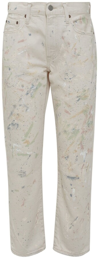 Polo Ralph Lauren Paint Splatter Boyfriend Jeans - ShopStyle