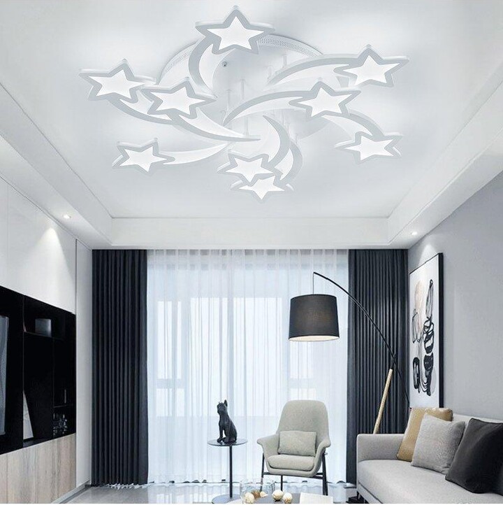Living and Home Modern 9-Light Star LED Ceiling Light - ShopStyle