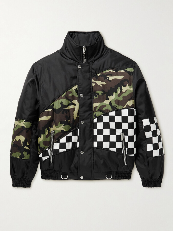 Celine Homme Patchwork Shell Bomber Jacket - ShopStyle