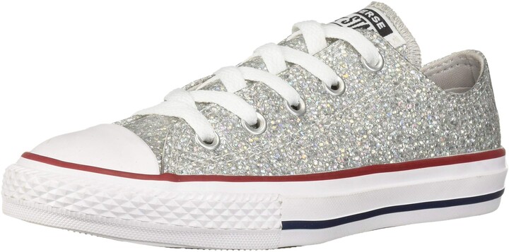 Converse Girls Chuck Taylor All Star Sport Sparkle Low Top Sneaker ...