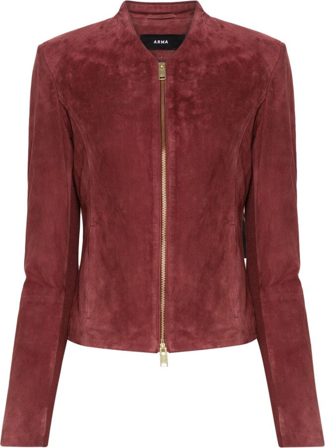 Arma Stevie suede jacket - ShopStyle