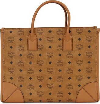 MCM Large München Open Top Tote Bag - ShopStyle