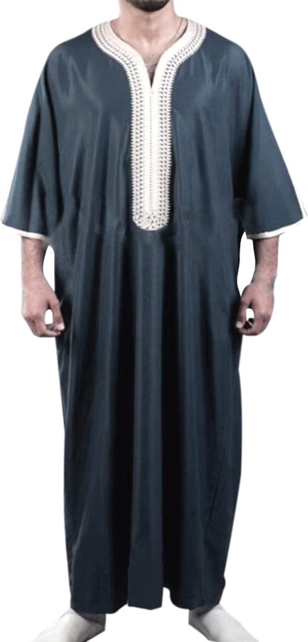 COOFANIN Valentines for Classroom Kaftan Men Gay Jalabiya Men Dubai ...