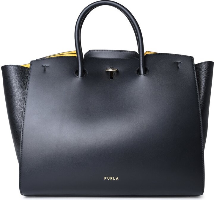 Furla Genesi Logo Detailed Large Tote Bag - ShopStyle