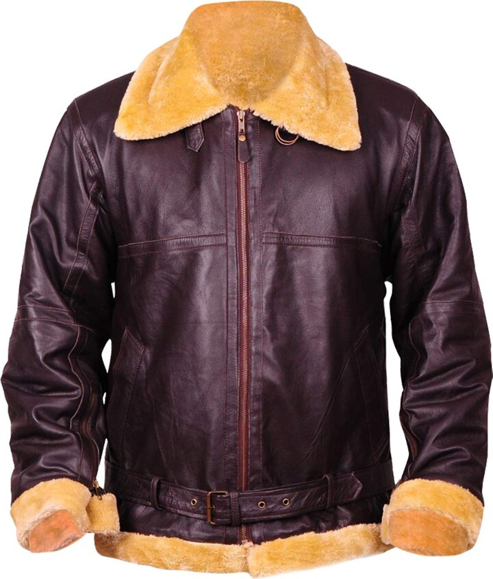All Link Fur Collar Shearling Dunkirk Aviator Sheepskin Tom Brown Hardy Bomber Urban Flight ...
