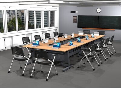 Inbox Zero Benett 16 Person Training Meeting Seminar Tables with ...