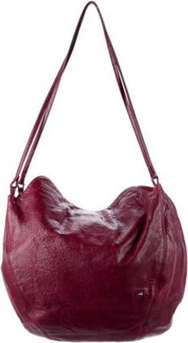 Halston Burgundy Hobo Bag - ShopStyle