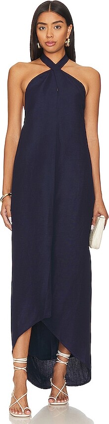 Onia Air Linen Halter Maxi Dress - ShopStyle