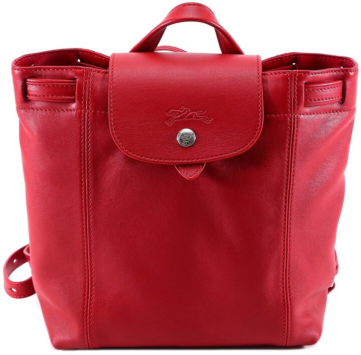 Longchamp Reversible Leather Backpack - ShopStyle