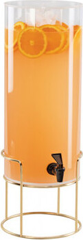 Cal-Mil Mid-Century 3 Gallon Round Beverage Dispenser with Infusion ...