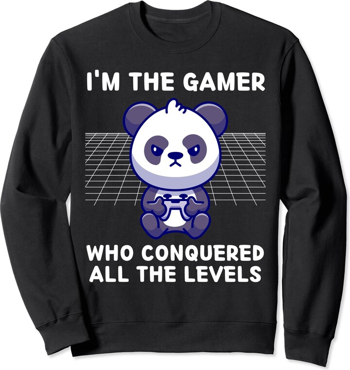 Panda The Gamer Who Conquered All The Levels Cute Kawaii Panda I'm The ...