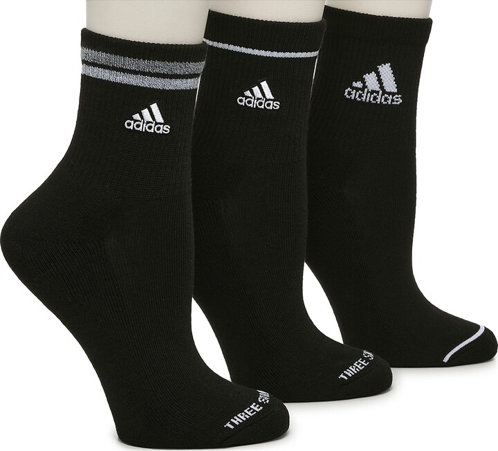adidas Cushioned Crew Socks 3 Pack - ShopStyle